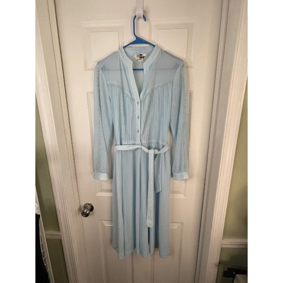 New Discoveries | Dresses | Vtg 7s 80s Cottagecore Powderbaby Blue New ...